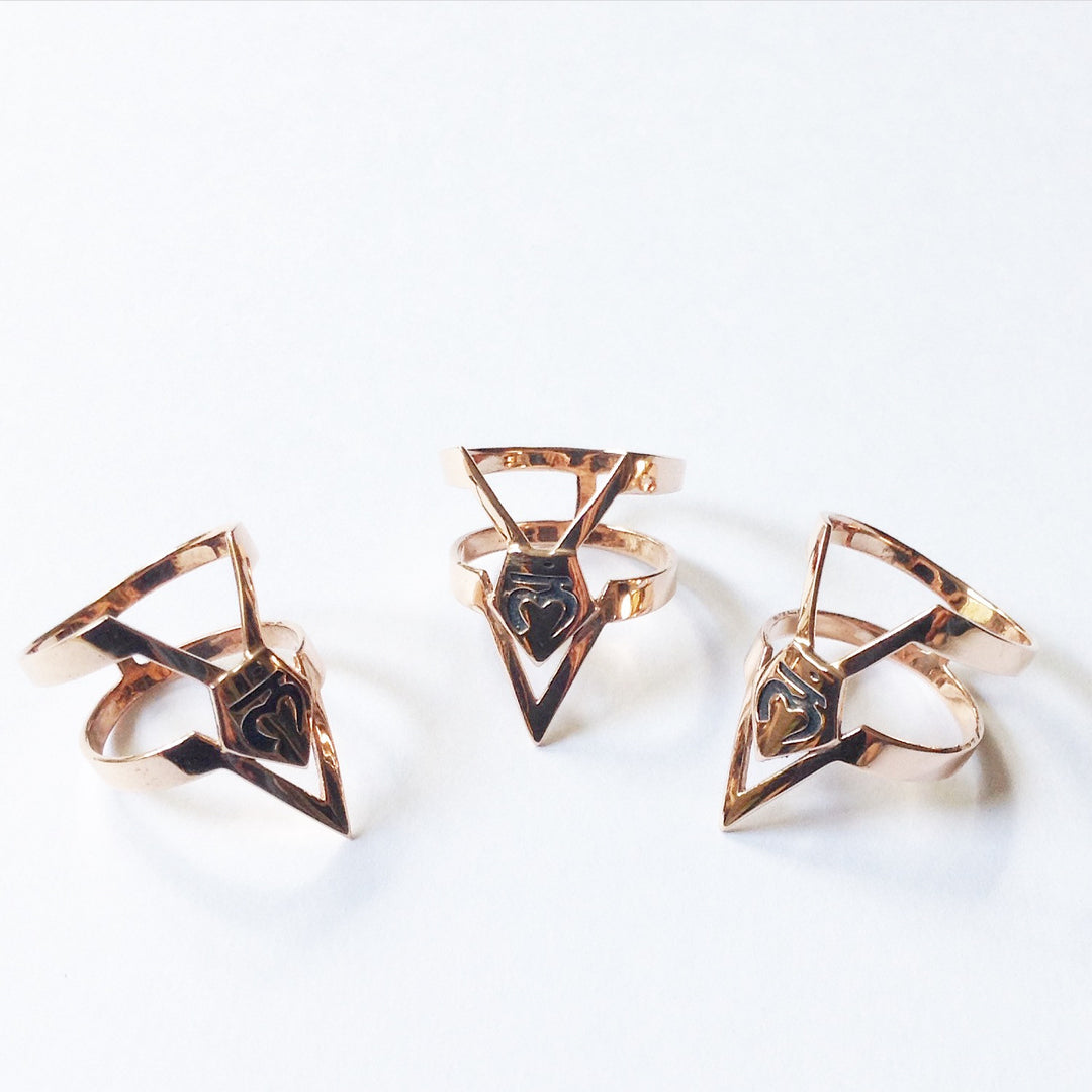 Bronze Root Chakra Ring- Grounding (Slight imperfections) – Jewels of ...